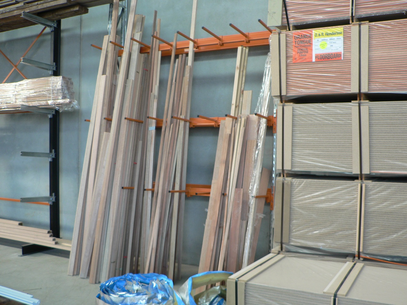 A-Frame Racking | Vertical storage of light weight, long materials