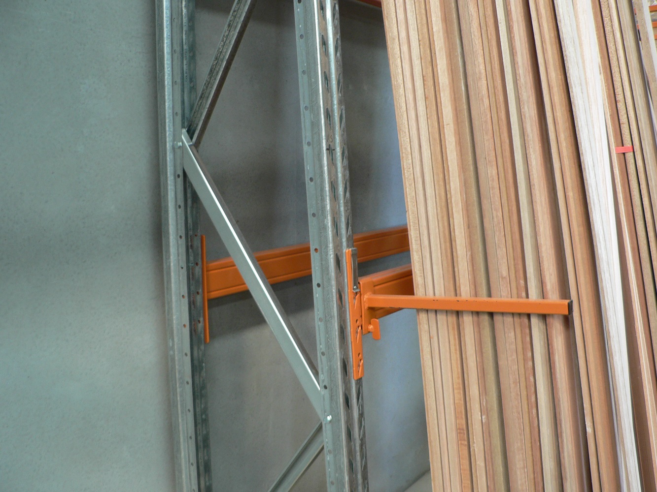 A-Frame Racking | Vertical storage of light weight, long materials