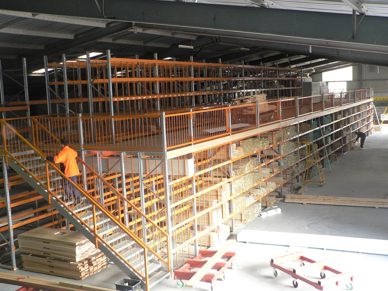 Pigeon Hole Raised Storage Area