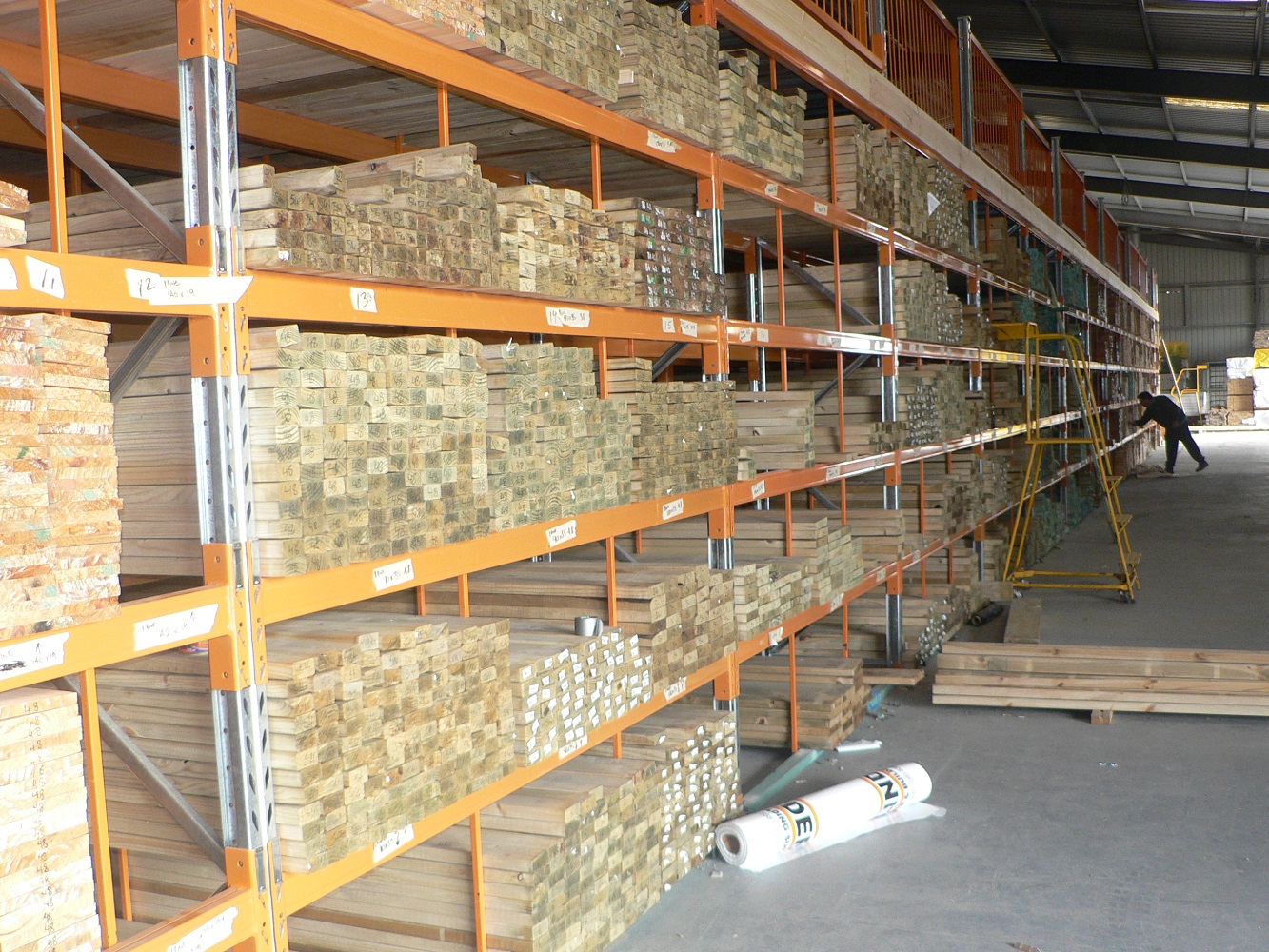 Pigeon Hole Raised Storage Area