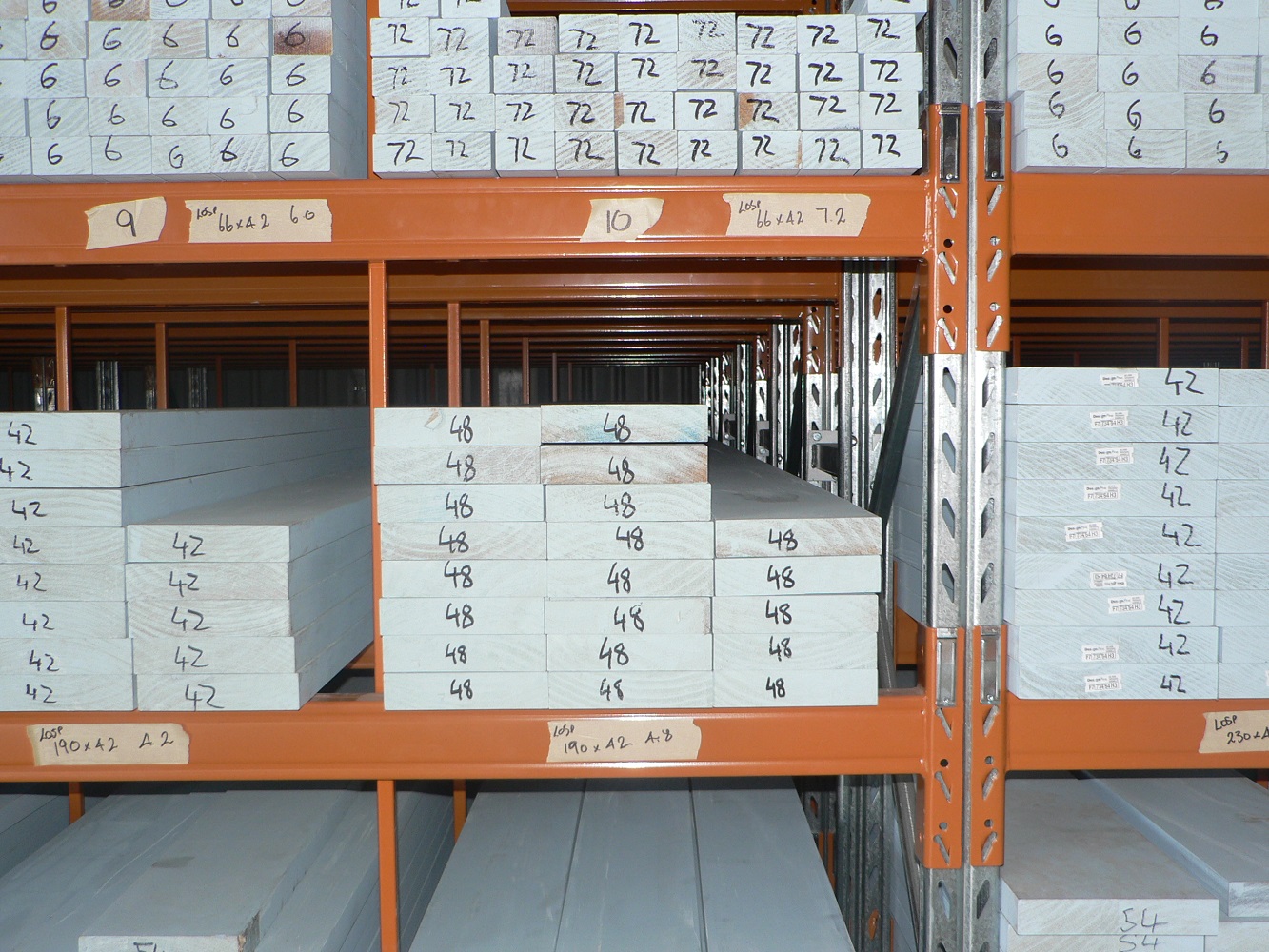 Pigeon Hole Raised Storage Area