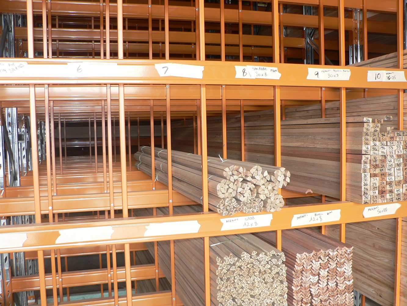 Pigeon Hole Raised Storage Area