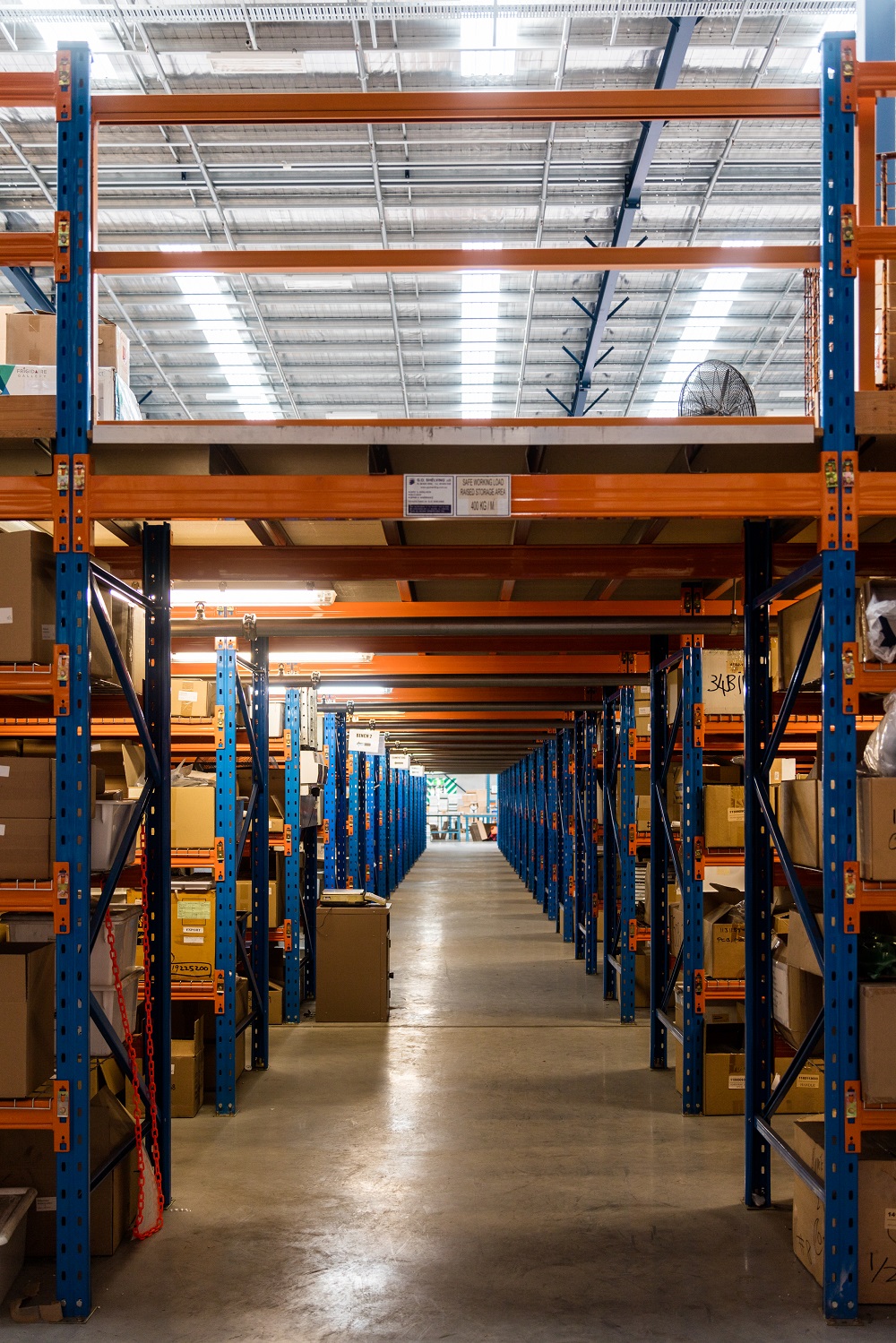 Rack Type Raised Storage Area