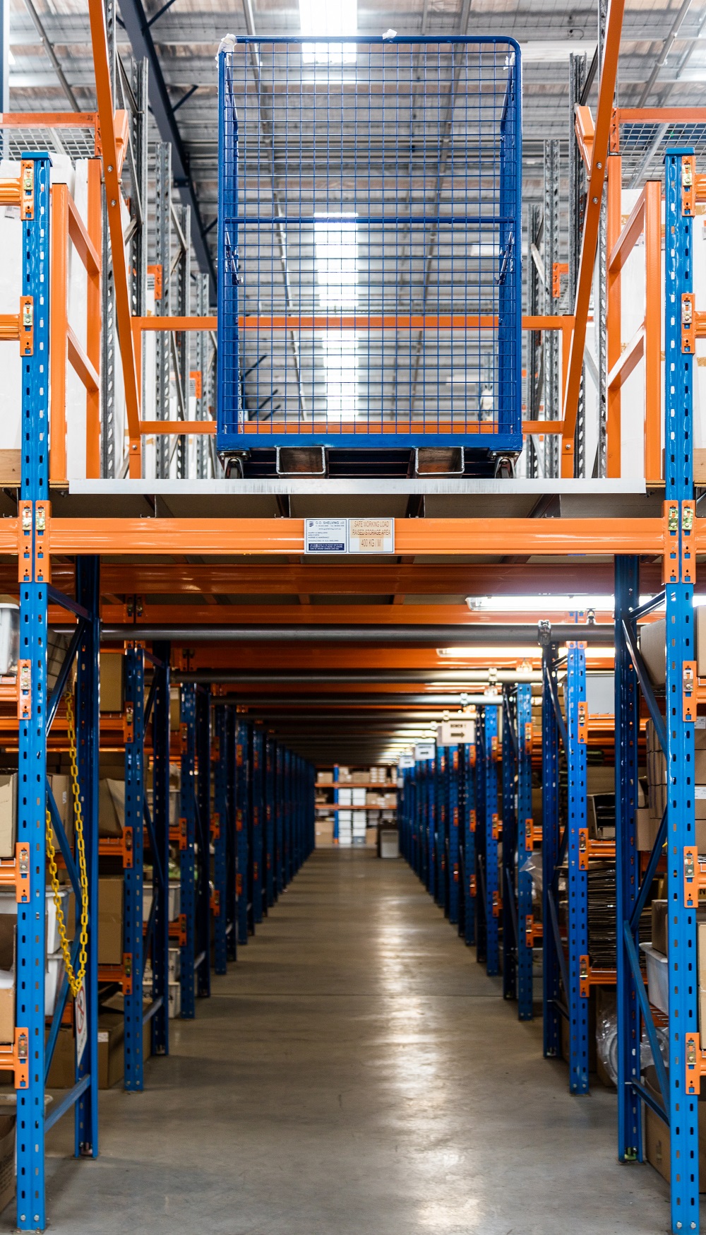 Rack Type Raised Storage Area